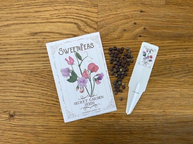 Sweet Peas - Secret Garden Seeds | Debs Greenhouse Garden Centre