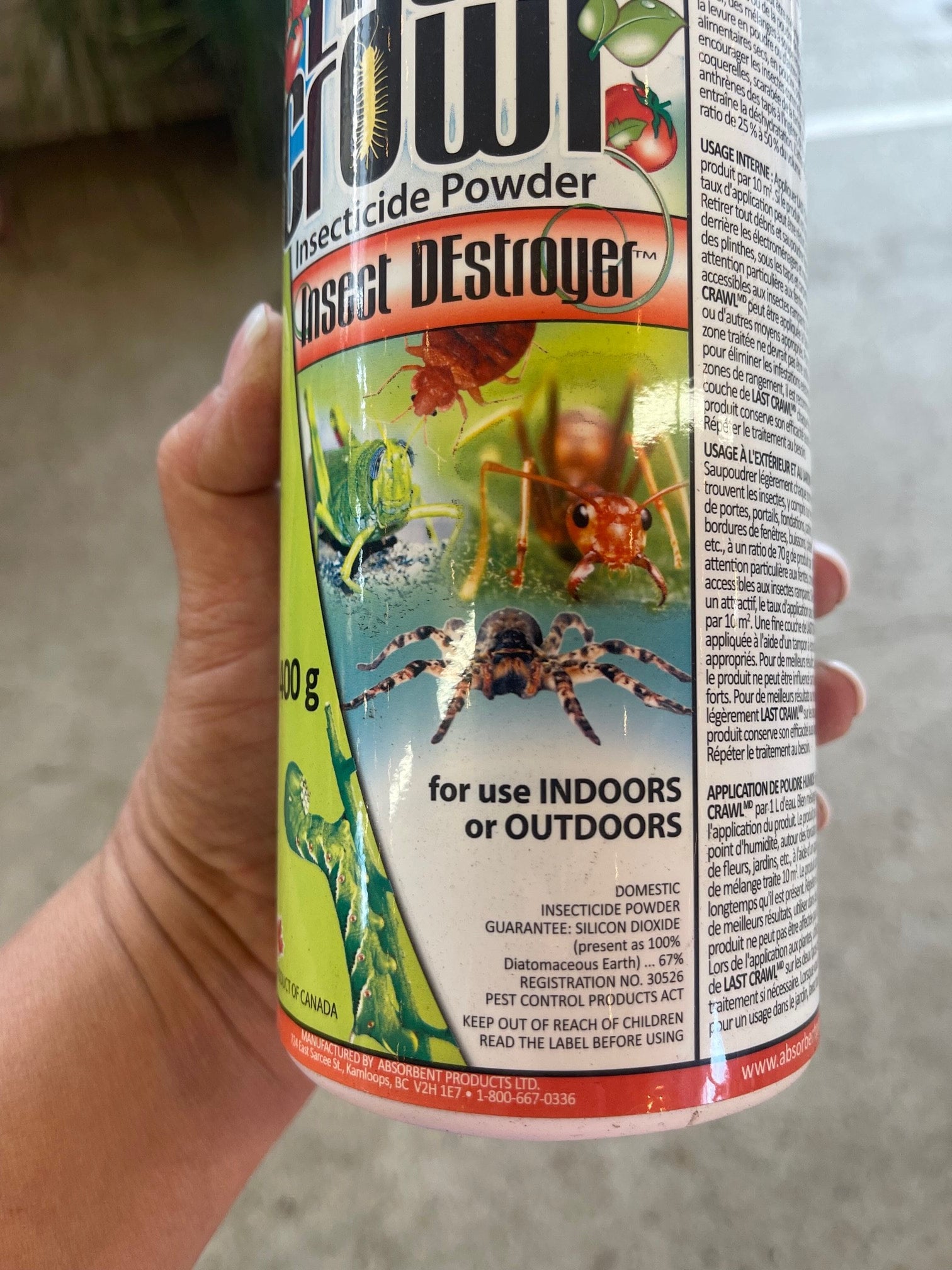 Last Crawl Insecticide Powder 400g | Debs Greenhouse Garden Centre