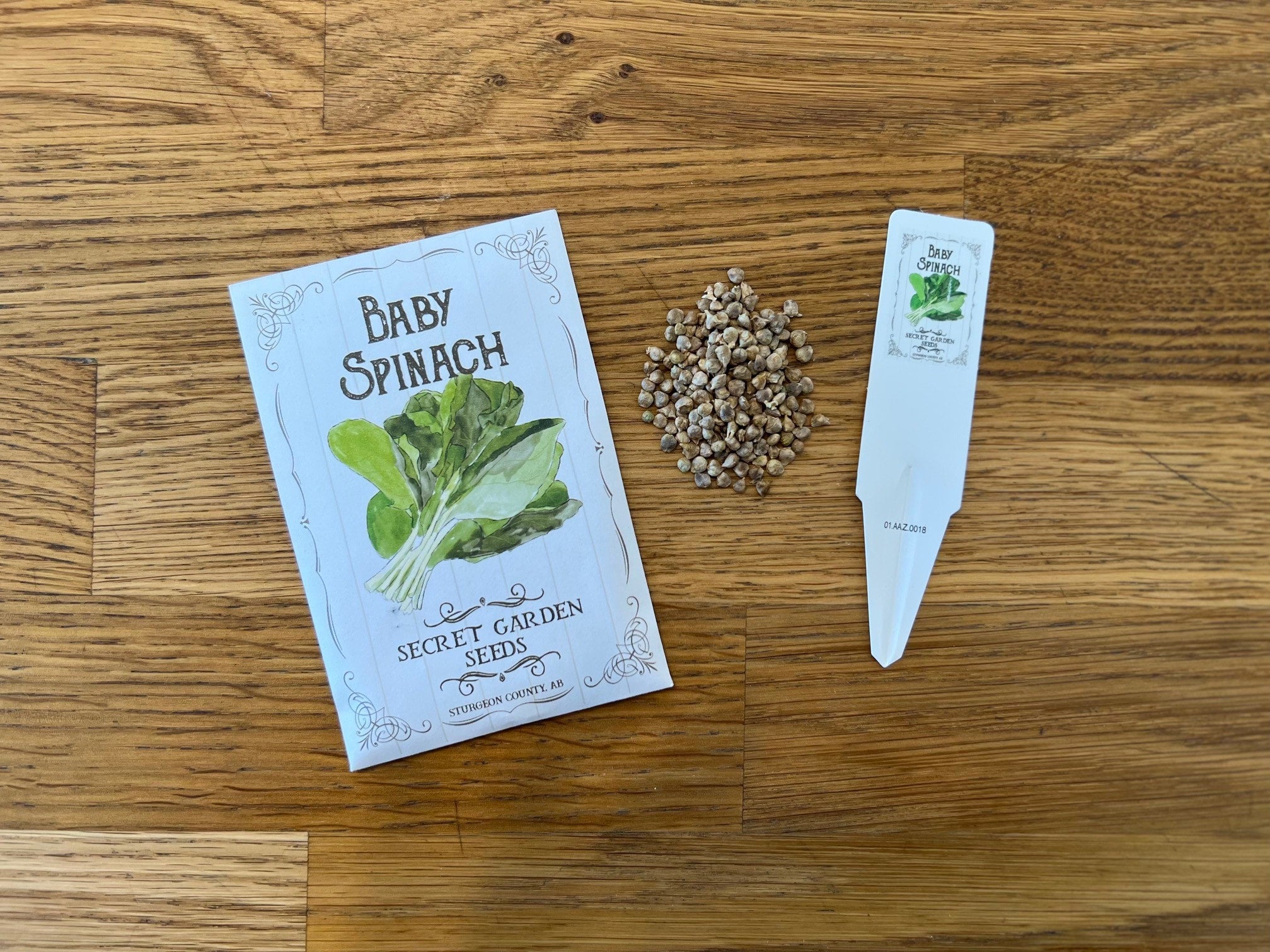 Baby Spinach - Secret Garden Seeds | Debs Greenhouse Garden Centre